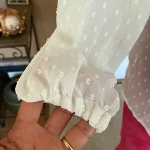 Matilda Jane | Dresses | Matilda Jane Swiss Dot Semi Sheer Top | Poshmark